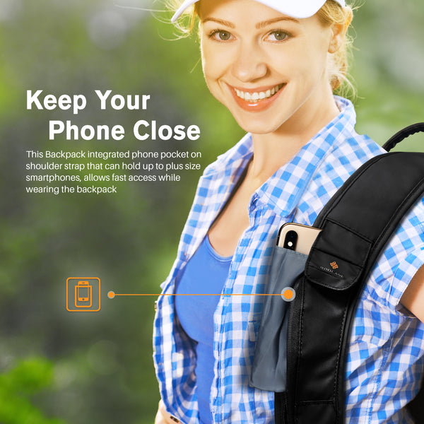 Roocase Venice Travel Backpack - Fit 15.6 inch Laptop and Tablet for B ...